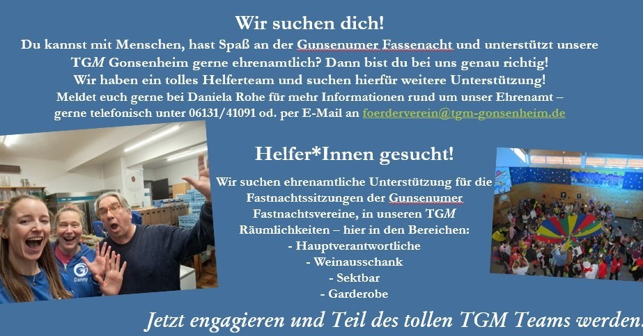 Wir suchen DICH! Dein TGMGo Ehrenamt ...
