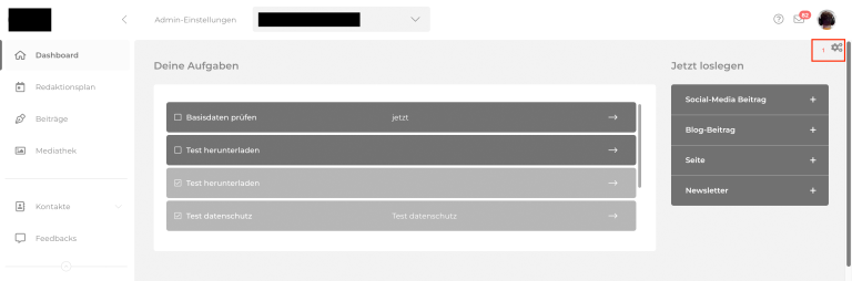 Dashboard - COCO by Schlütersche Service & Support